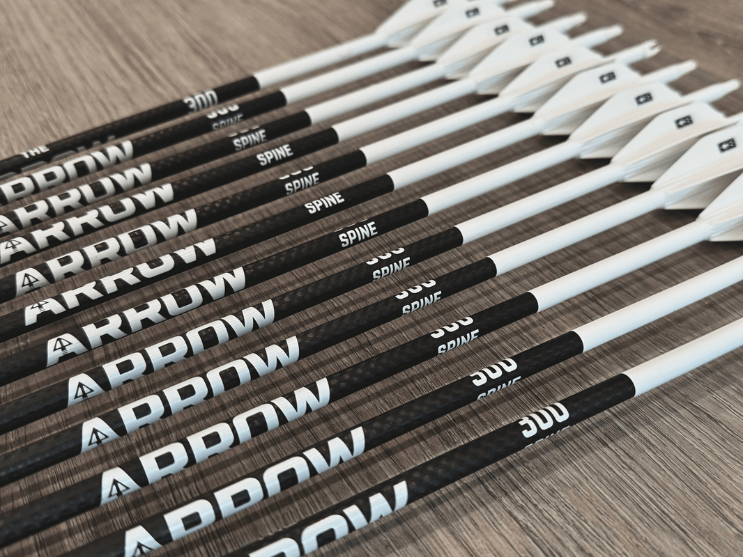 TOTA | Arrow Wraps | Dozen White Logo – Tooth of the Arrow Broadheads