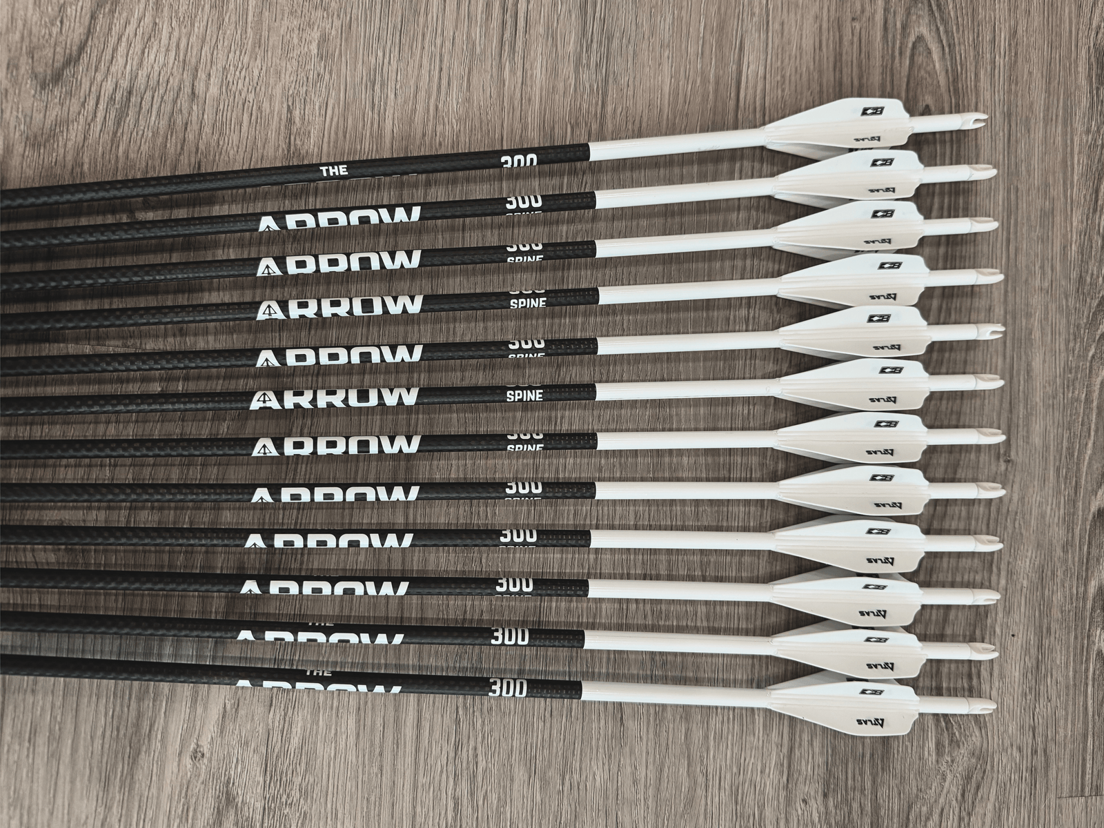 TOTA | Arrow Wraps | Dozen White Logo – Tooth of the Arrow Broadheads