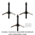 2 Blade Expandable Mechanical Broadhead | 2.25 Inch Cutting Diameter ...