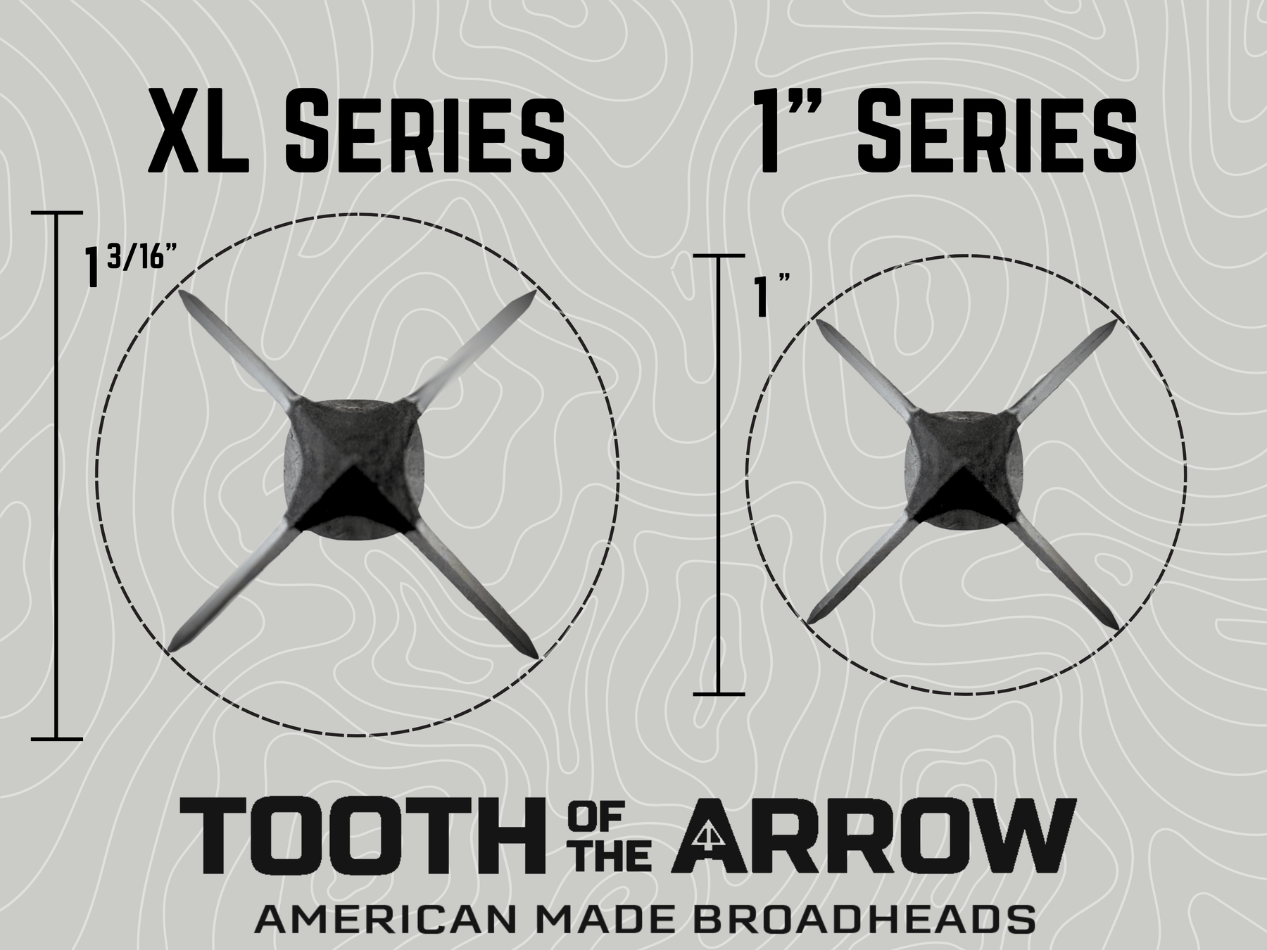 Tooth of the Arrow | 125 grain broadhead | 1-inch solid – Tooth of the ...